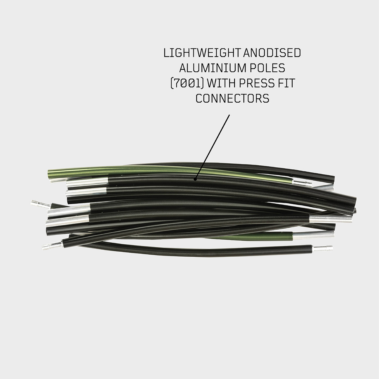 Replacement Tent Poles IX Range WGTE | Snugpak